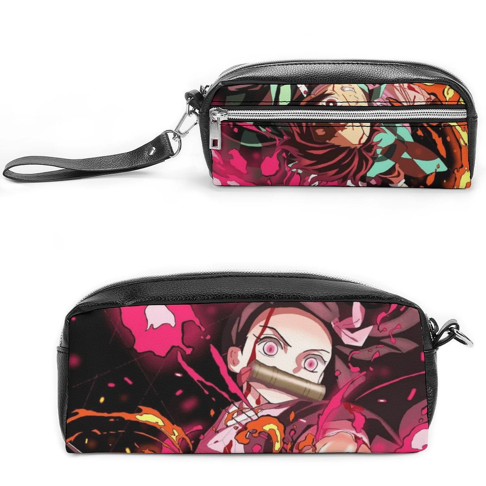Demon Slayer Big Capacity Pencil Case, Large Pencil Pouch Pen Box Bag ...