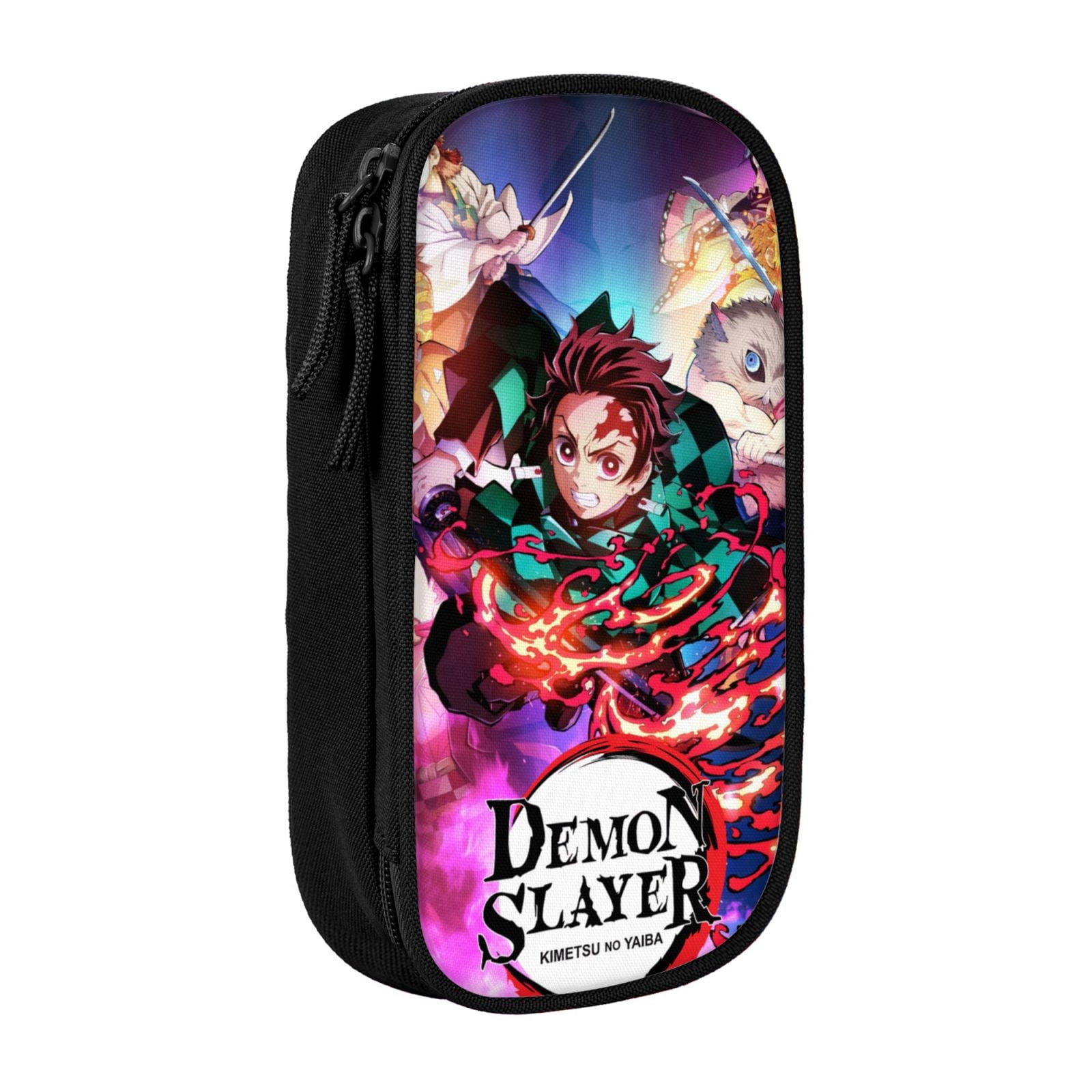 Demon Slayer Big Capacity Pencil Case, Large Pencil Pouch Pen Box Bag ...