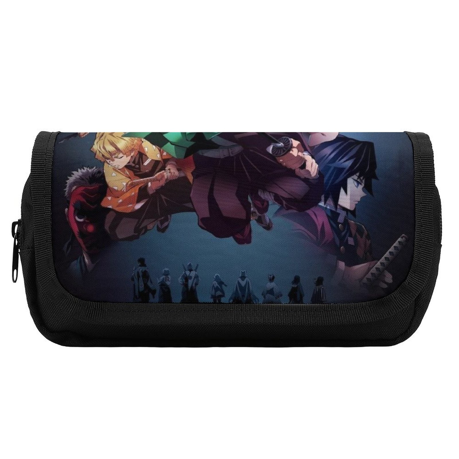 Demon Slayer Big Capacity Pencil Case, Large Pencil Pouch Pen Box Bag ...