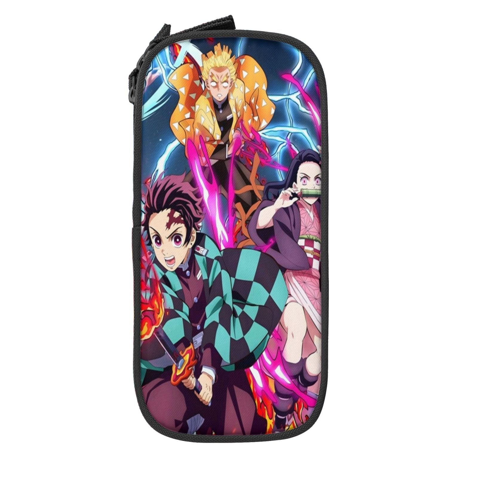 Demon Slayer Big Capacity Pencil Case, Large Storage Pencil Pouch Pen ...