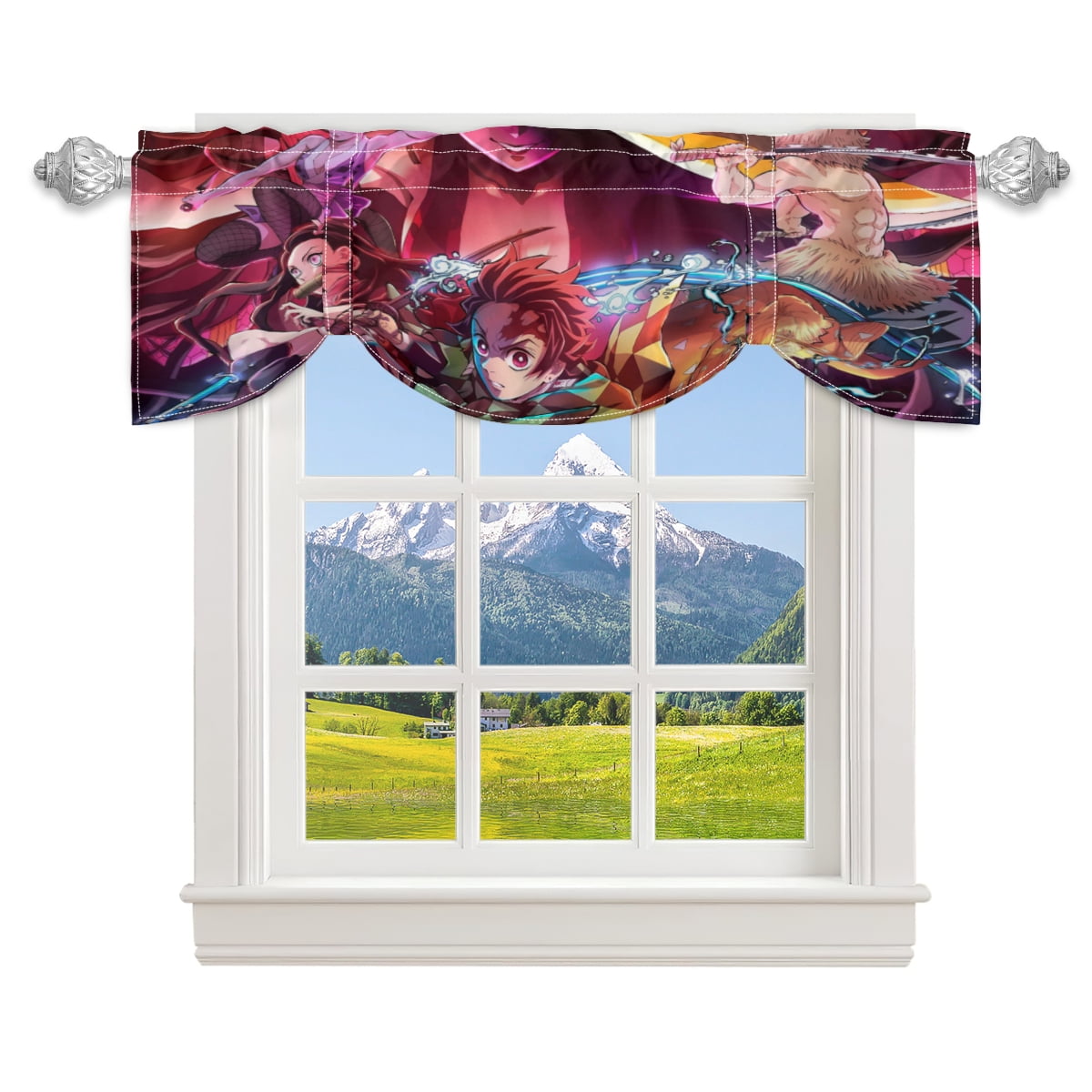 Demon Slayer Blackout Room Curtains Curtains Window Coverings 42x17 ...