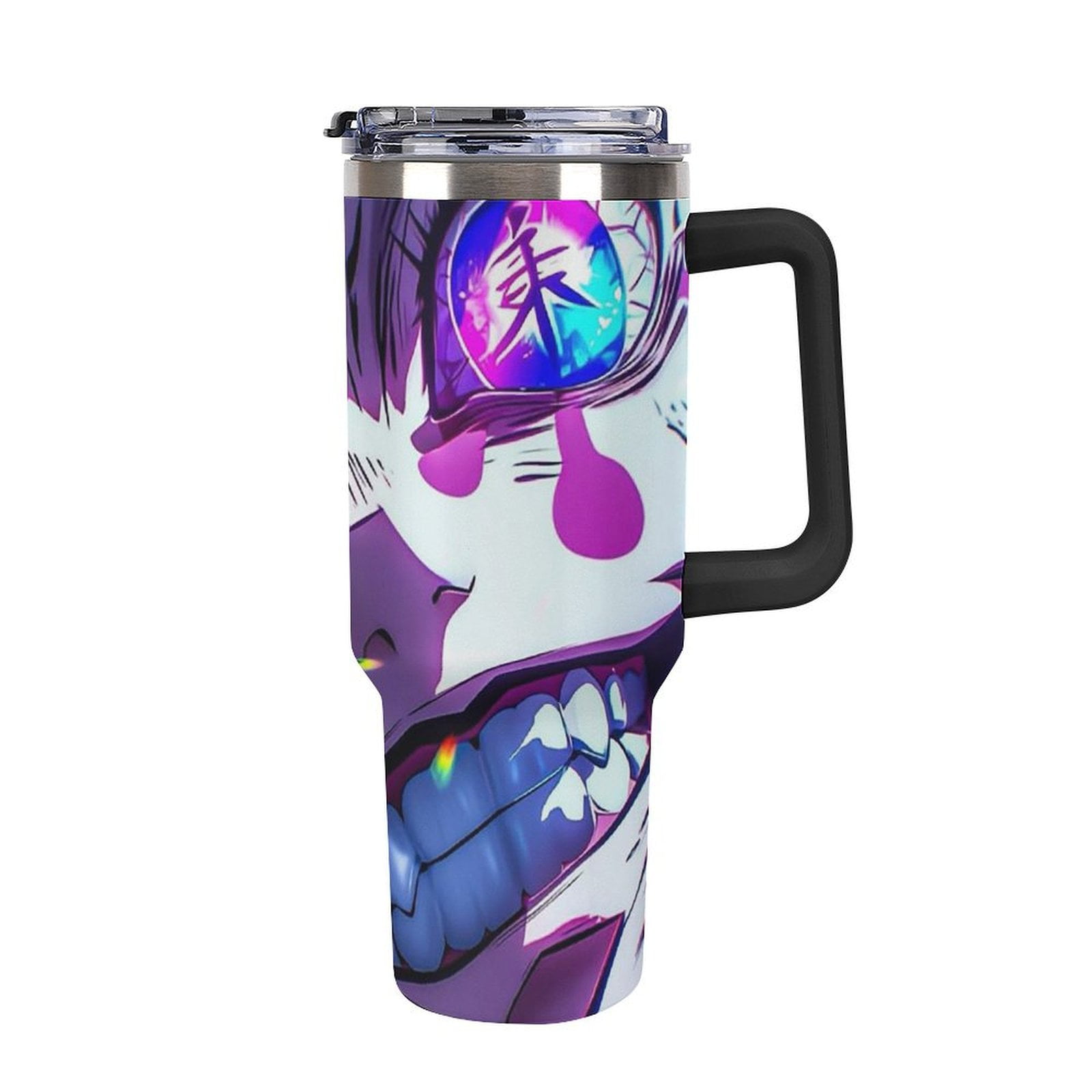 Demon Slayer Blade Stainless Steel Straw Large Capacity Car Cup ...