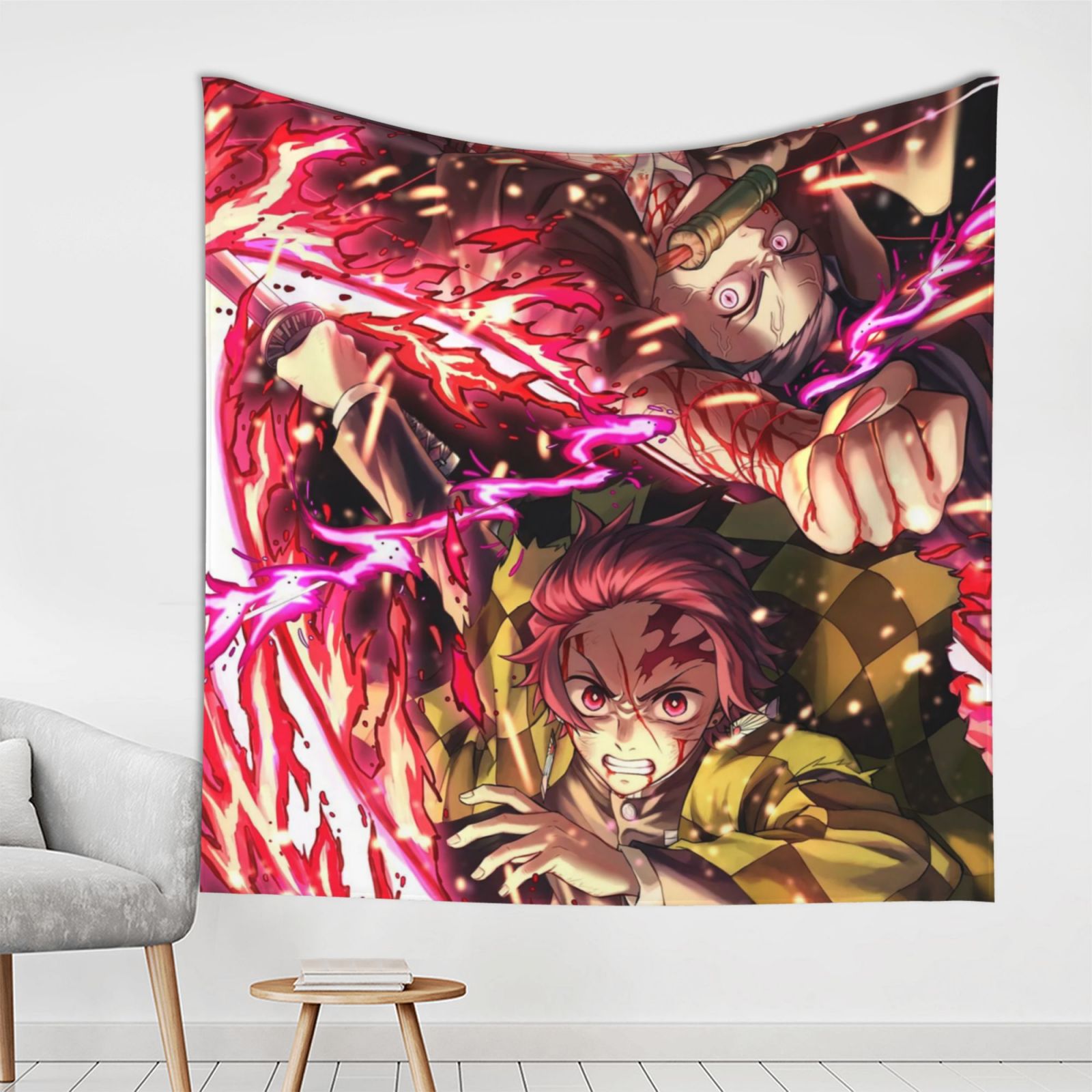 Demon Slayer Blade Tapestry Wall Hanging Home Decor Suitable For ...