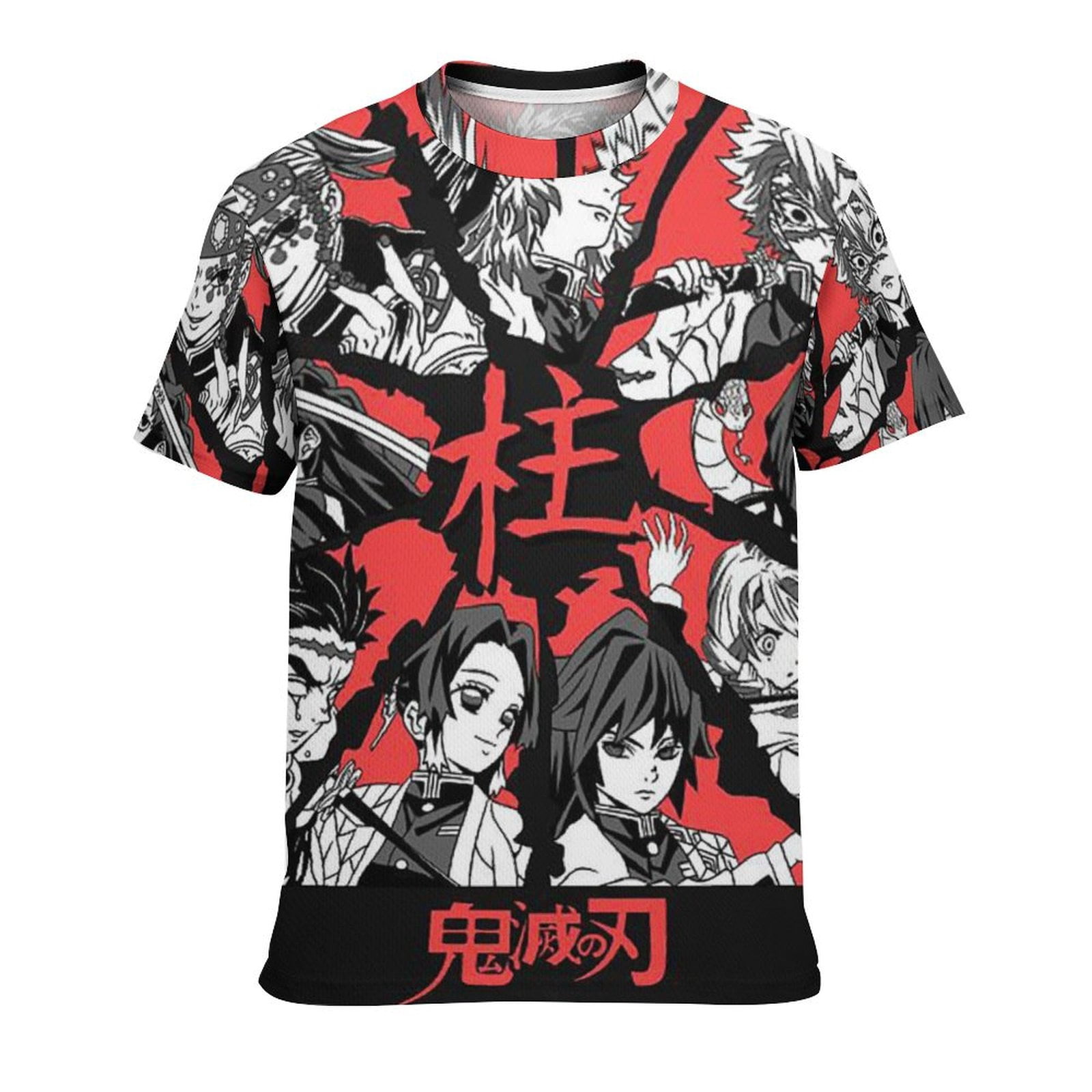 Demon Slayer Blade Unisex 3D Teen T-Shirts Fashion Printed Shirts Short ...