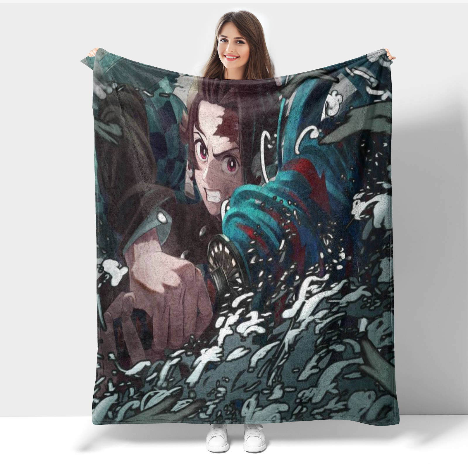 Demon Slayer Blanket 50IN*40IN - Walmart.com