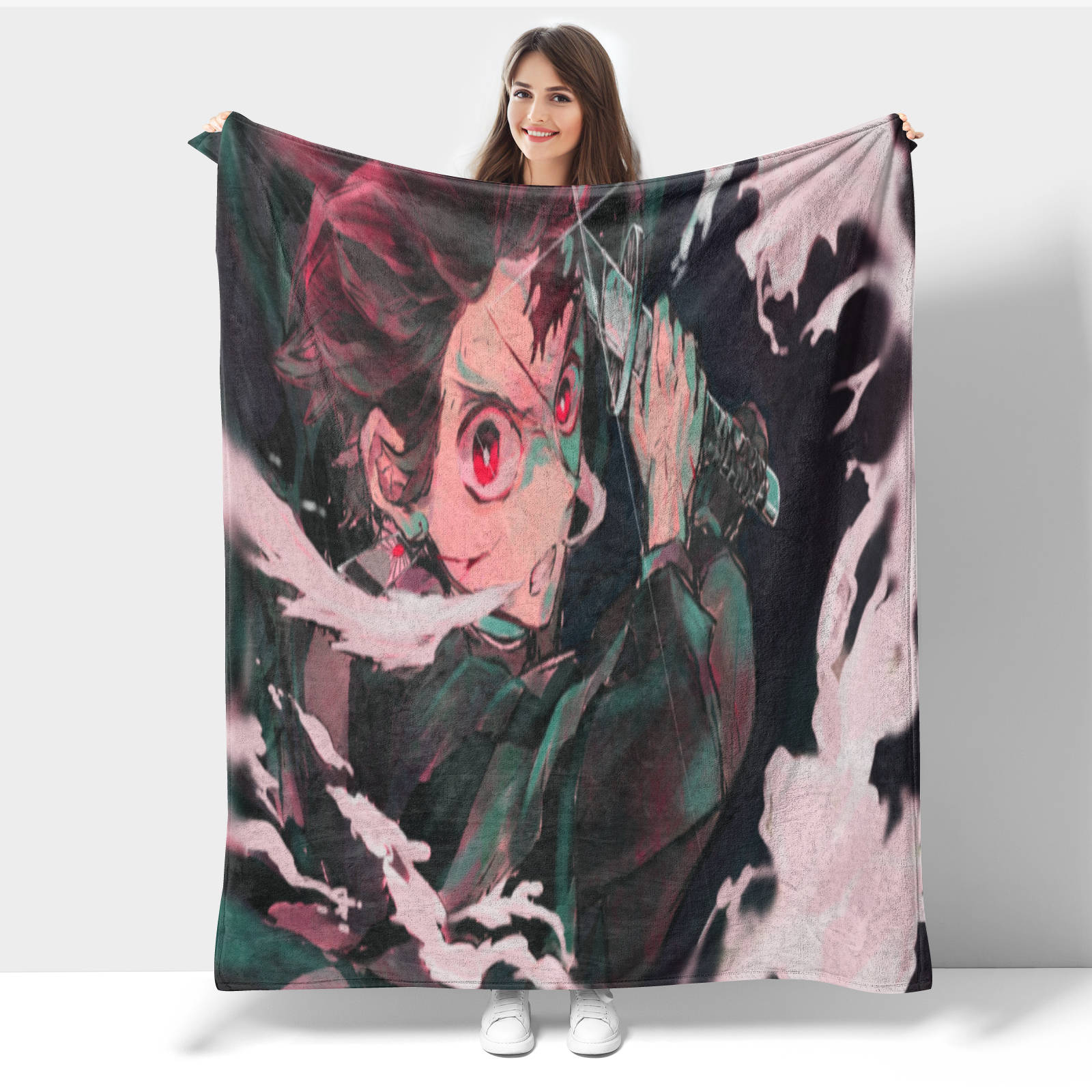 Demon Slayer Blanket 80IN*60IN - Walmart.com