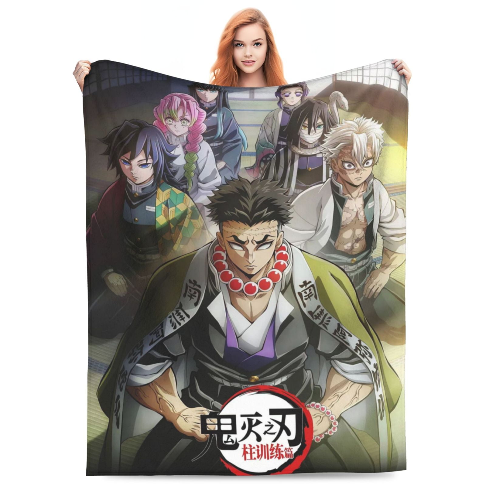 Demon Slayer Blanket Anime Blankets 3d Print Throw Blankets For Couch ...