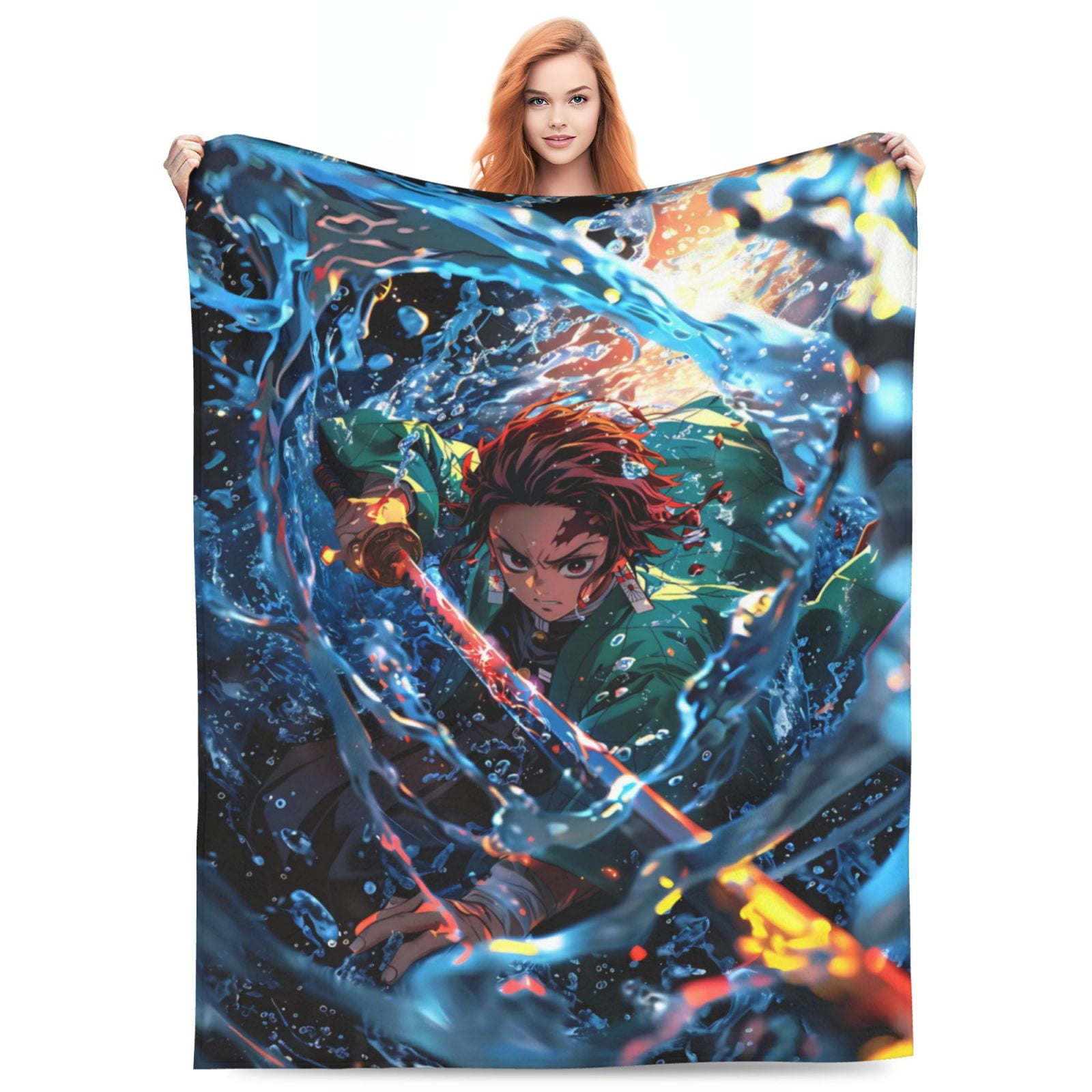 Demon Slayer Blanket Anime Blankets 3d Print Throw Blankets For Couch ...