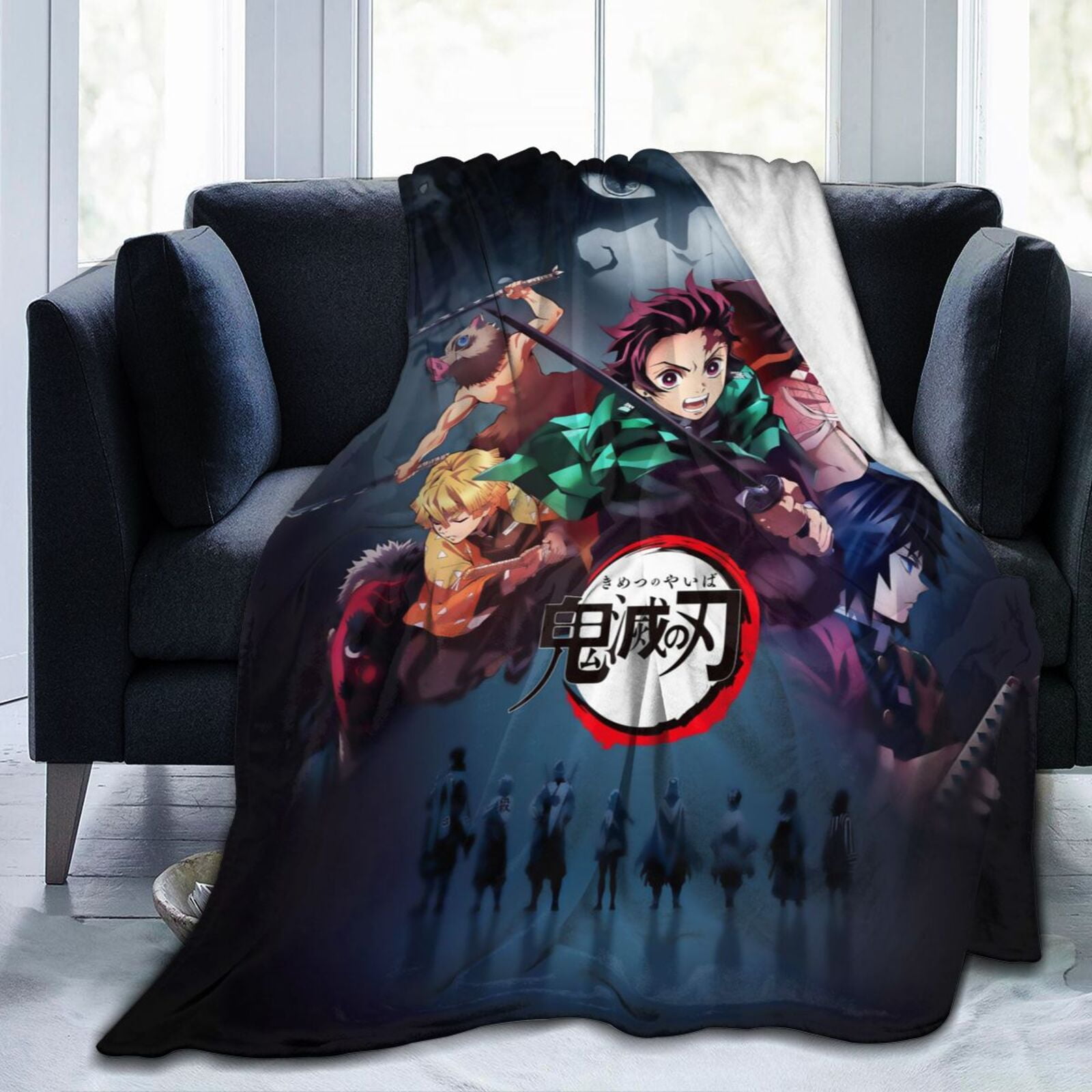 Demon Slayer Blanket Merch Stuff Nezuko Blankets Anime Bedding Demon ...
