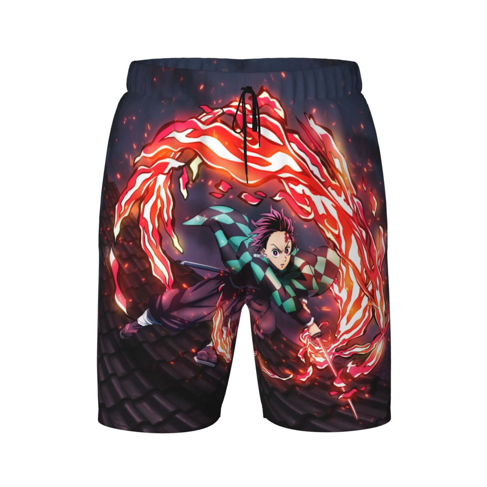 Demon Slayer Boy'S Swim Trunks Quick Dry Board Shorts Kids Beach Swim ...