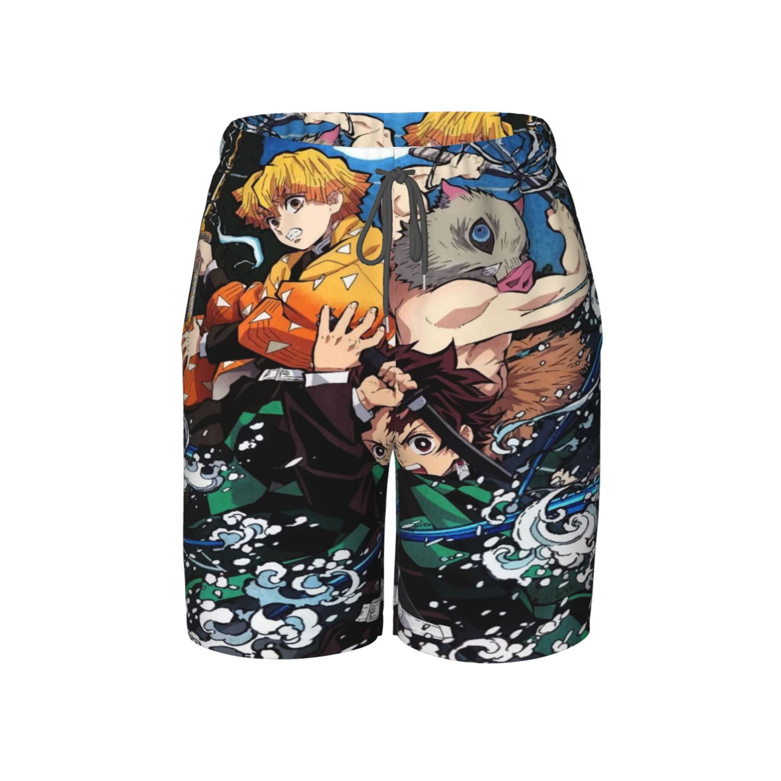 Demon Slayer Boy's Swim Trunks Quick Dry Board Shorts Kids Beach Swim ...