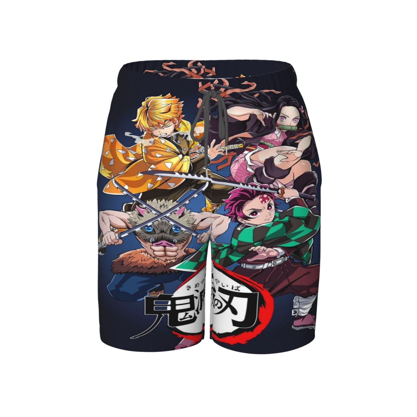 Demon Slayer Boy's Swim Trunks Quick Dry Board Shorts Kids Beach Swim ...