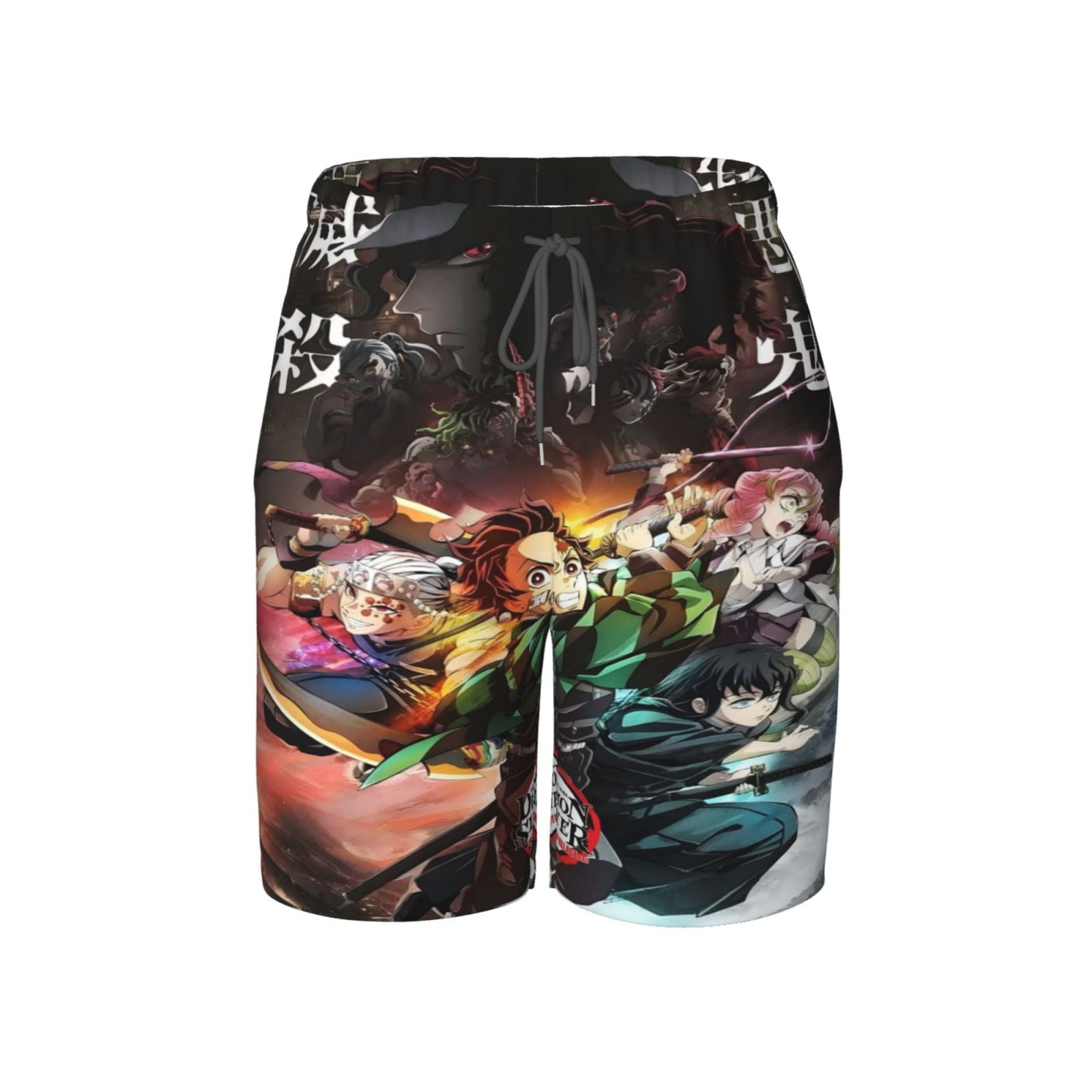 Demon Slayer Boy's Swim Trunks Quick Dry Board Shorts Kids Beach Swim ...