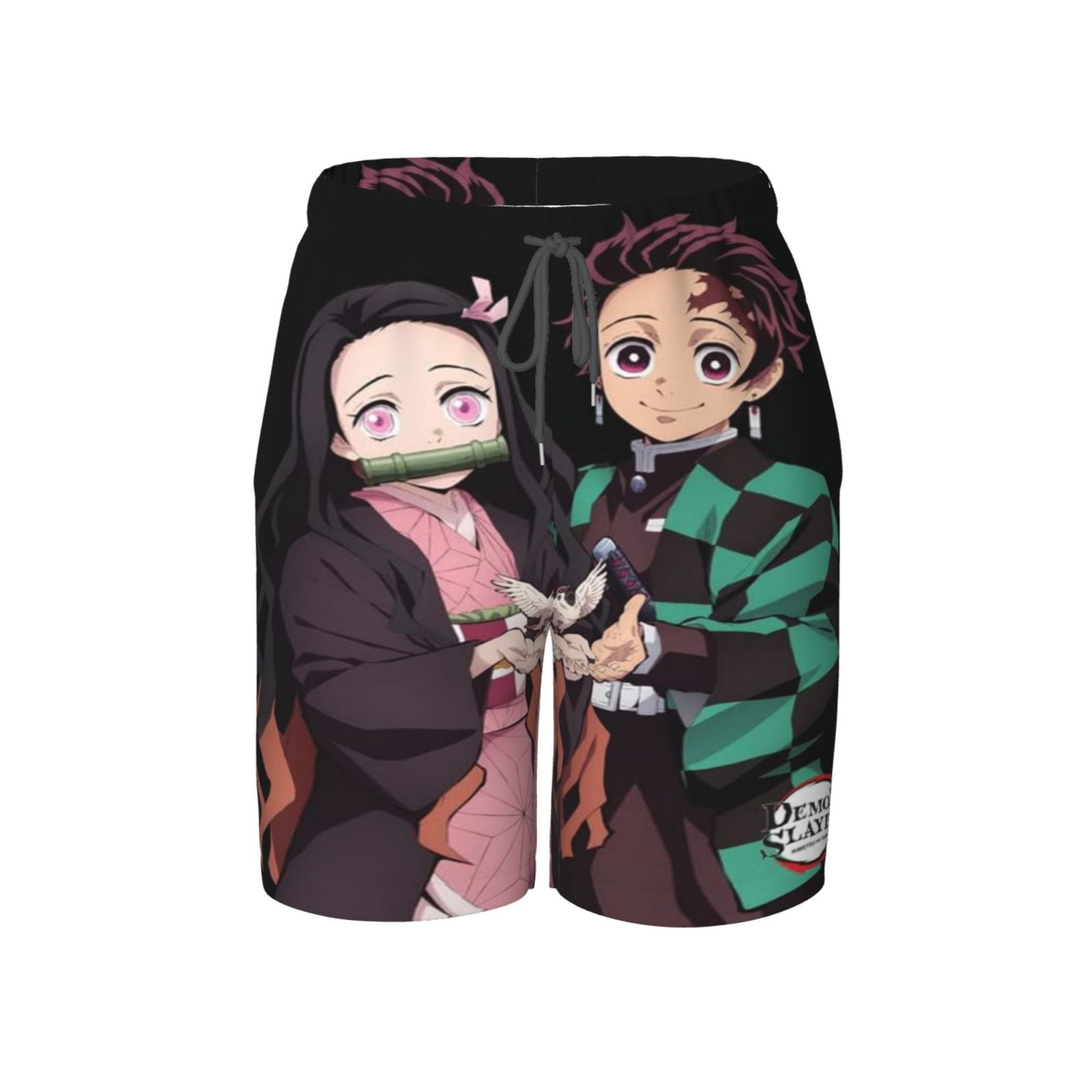 Demon Slayer Boy's Swim Trunks Quick Dry Board Shorts Kids Beach Swim ...