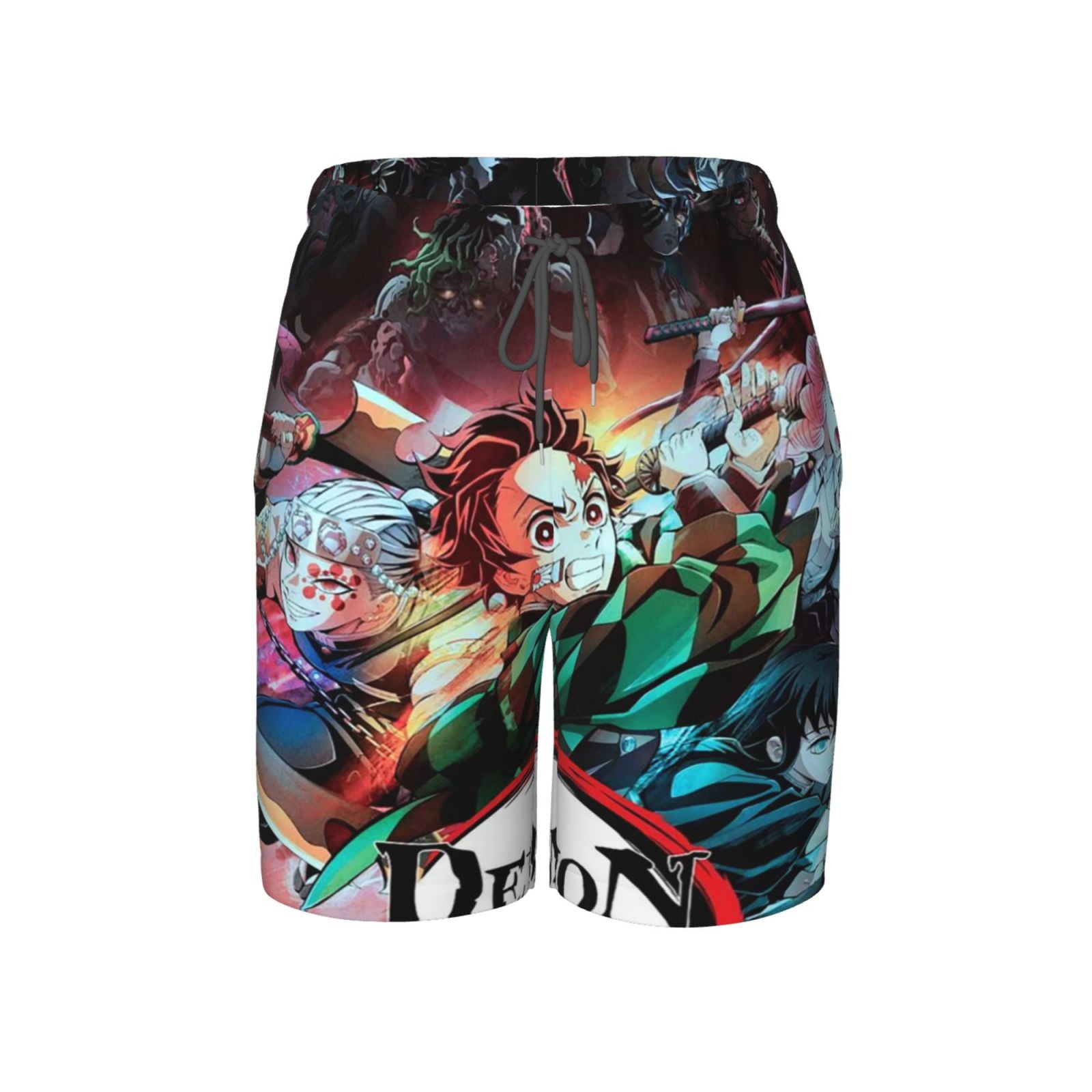 Demon Slayer Boys Swim Trunks Quick Dry Boards Shorts For Kids Beach ...
