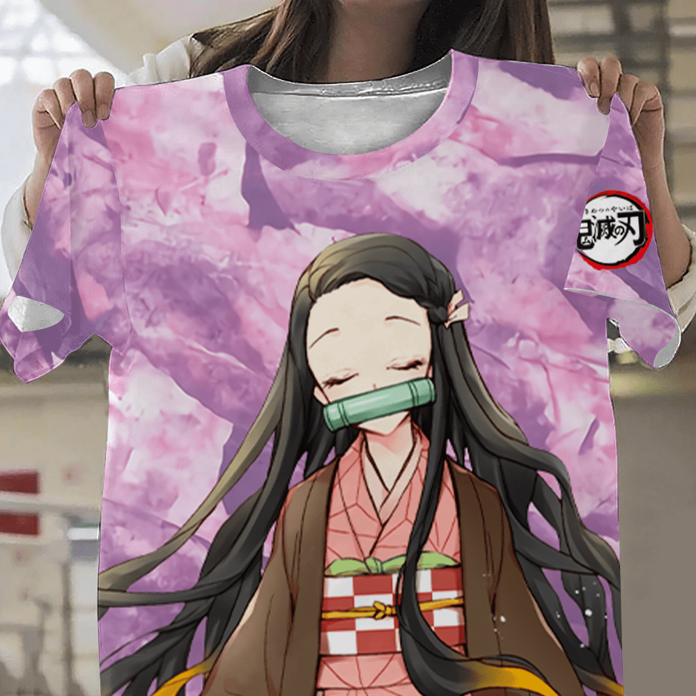 Demon Slayer Boys' T-Shirt Popular Cartoon Demon Slayer Tee Birthday ...