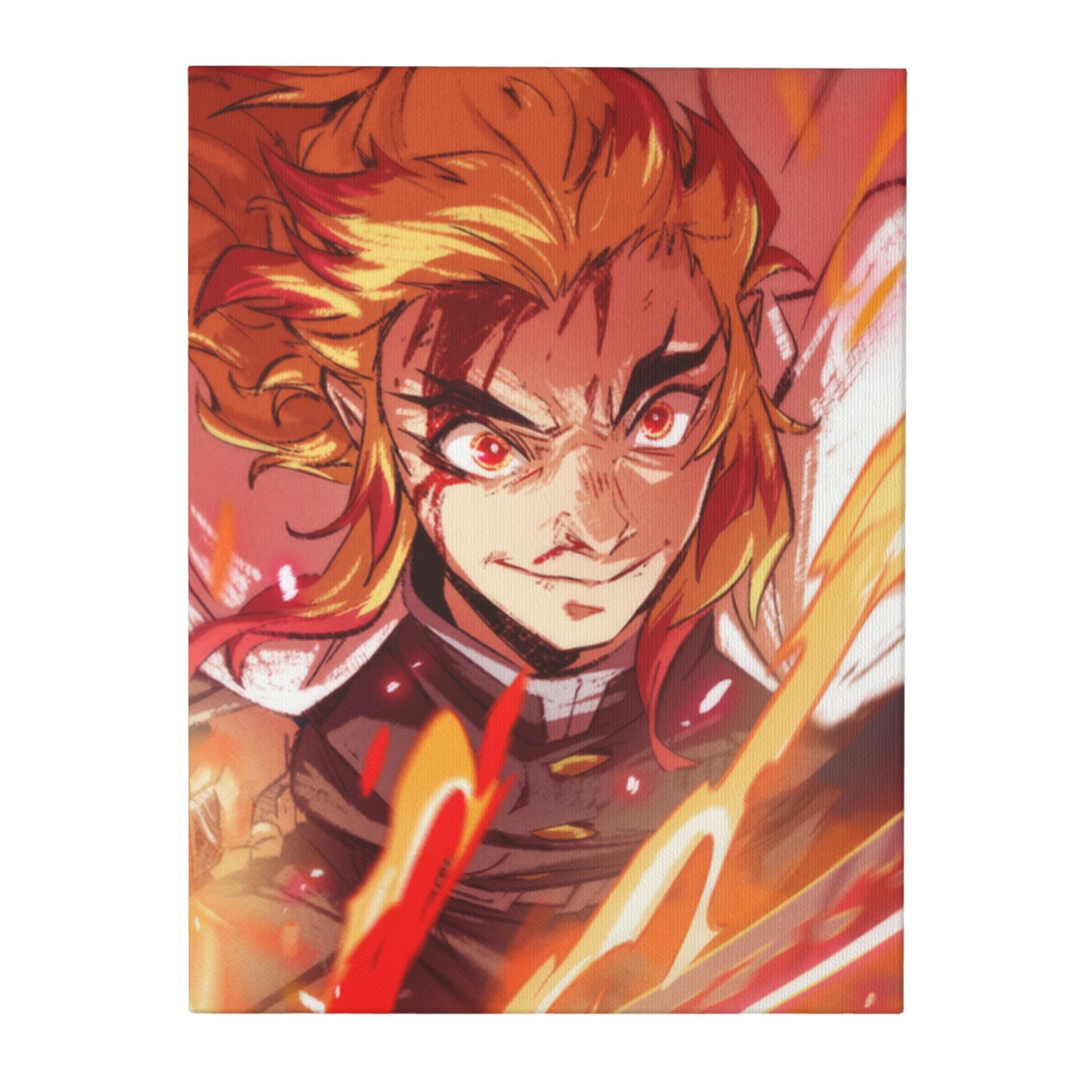 Demon Slayer Canvas Poster Print, Anime Painting, Wall Art For Living ...