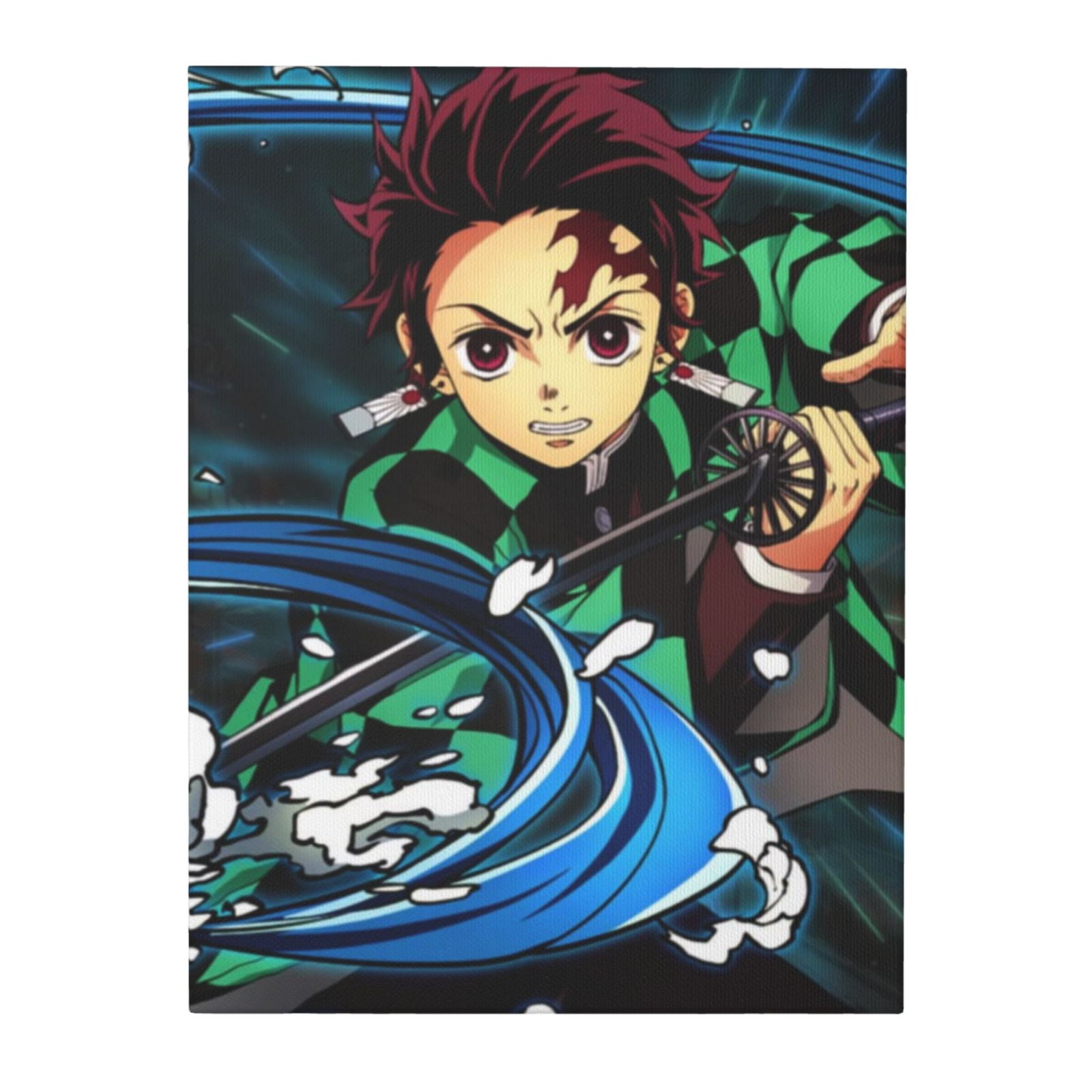 Demon Slayer Canvas Poster Print, Anime Painting, Wall Art For Living ...