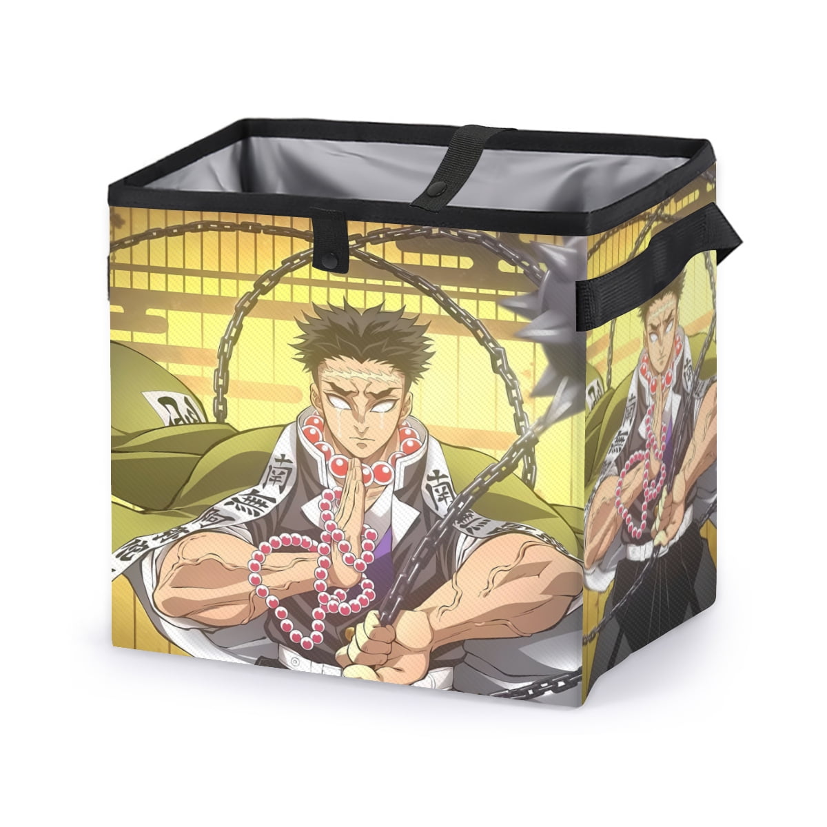 Demon Slayer Car Trash Can - Car Trash Bag Foldable Portable Trash Can ...