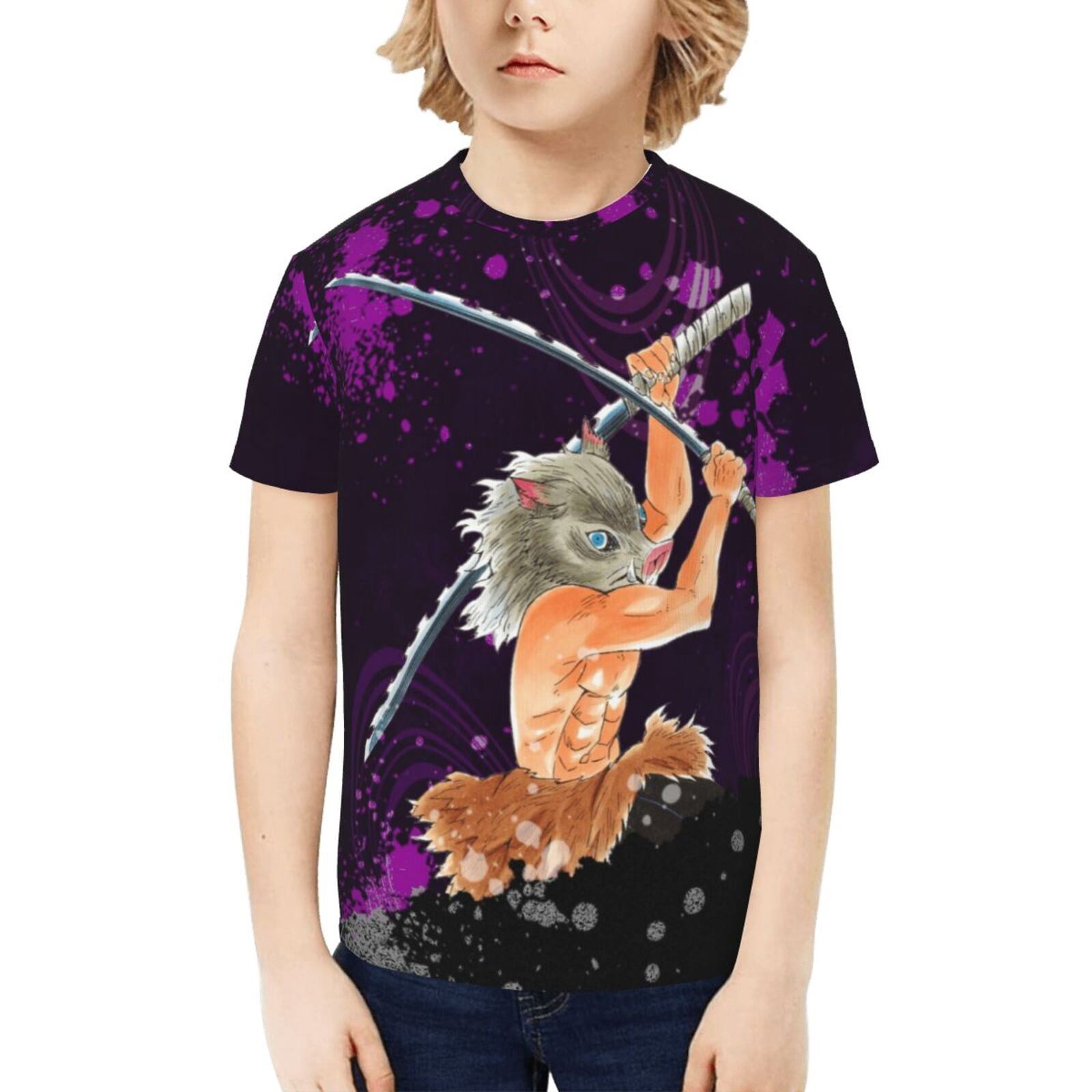 Demon Slayer Cartoon T-Shirts Fashion Casual for Boys and Girls Shirts ...