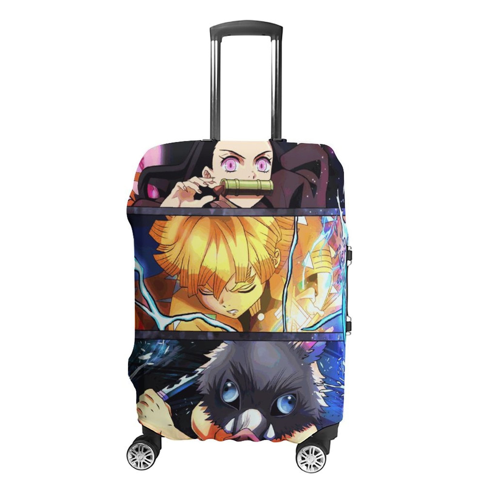 Demon Slayer Cartoon suitcase protective cover travel suitcase ...