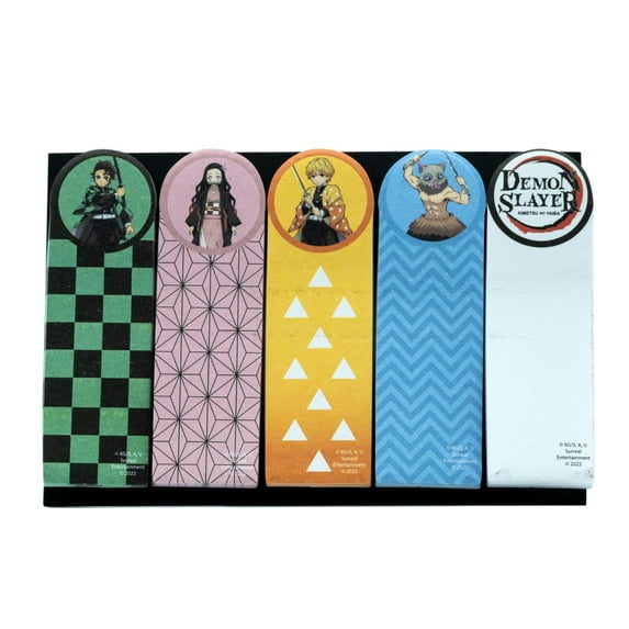 Demon Slayer Character Portrait 5 Sticky Memo Tabs Set - Walmart.com