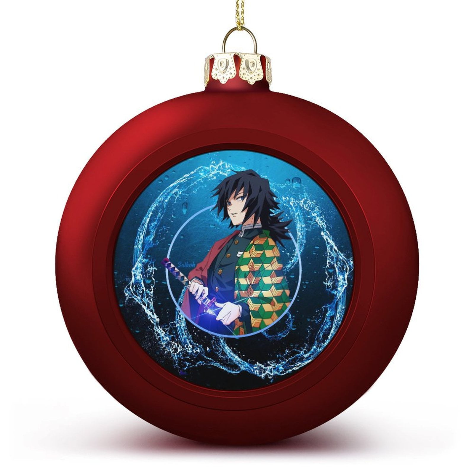 Demon Slayer Christmas Ball Ornament 2.4 Inch Anime Hanging Xmas Ball ...