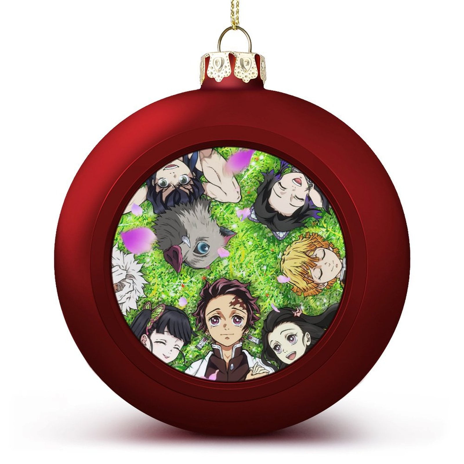 Demon_Slayer Christmas Ball Ornament 2.4 Inch Anime Hanging Xmas Ball ...
