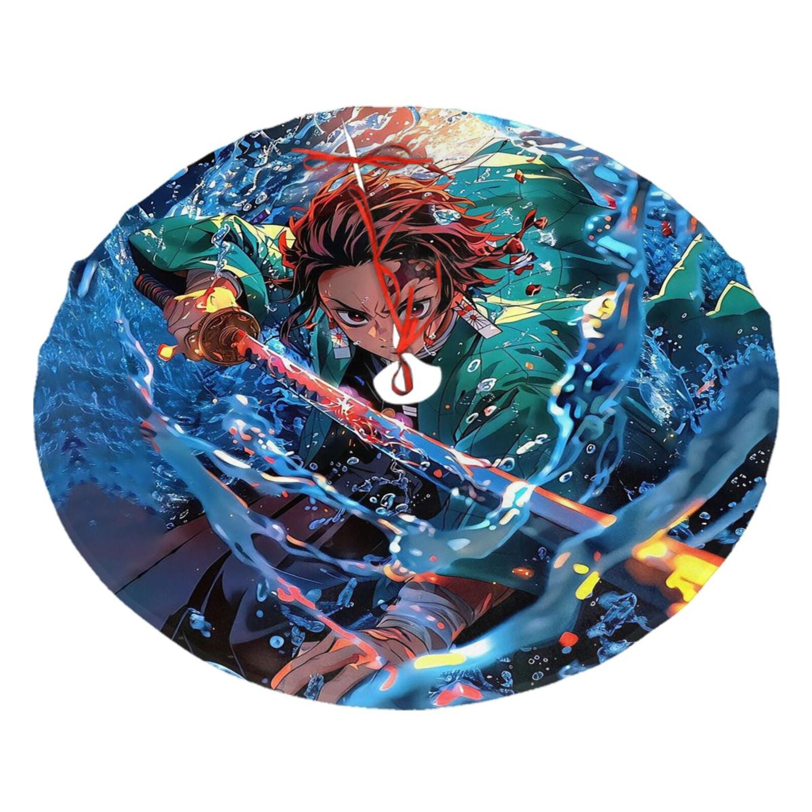 Demon Slayer Christmas Tree Skirt Xmas Tree Holiday Tree Ornament Party ...