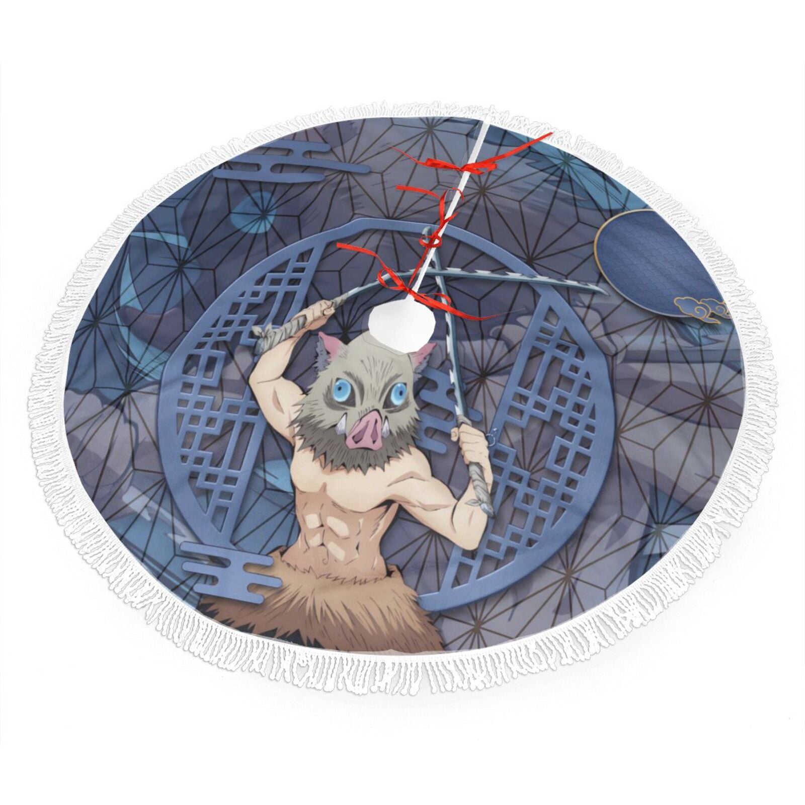 Demon Slayer Christmas Tree Skirt, Xmas Tree Skirts Mat 36" for Indoor ...