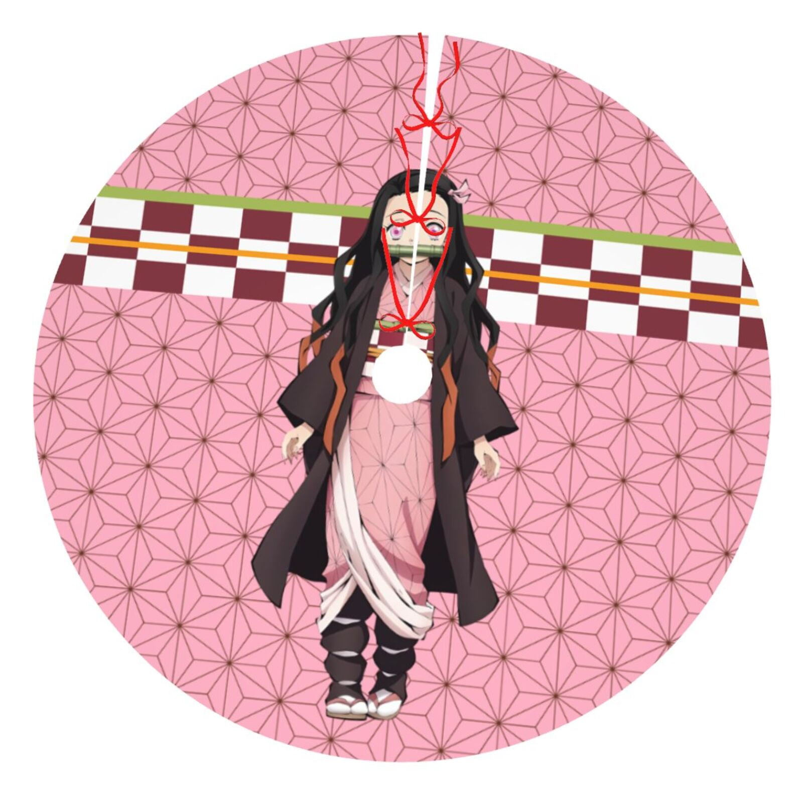 Demon Slayer Christmas Tree Skirt, Xmas Tree Skirts Mat 48" for Indoor ...