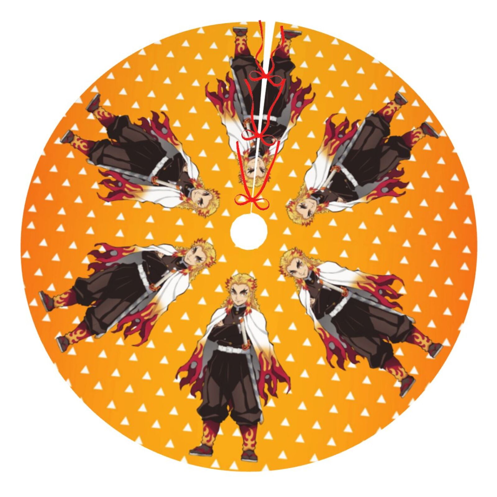 Demon Slayer Christmas Tree Skirt, Xmas Tree Skirts Mat 48" for Indoor ...