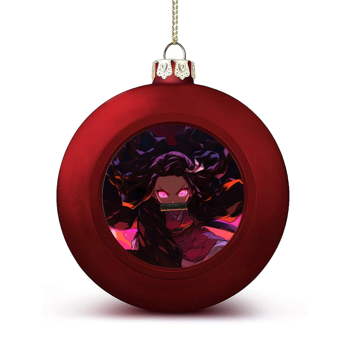 Demon Slayer Christmas tree ornaments 4-piece pattern hanging ornaments ...