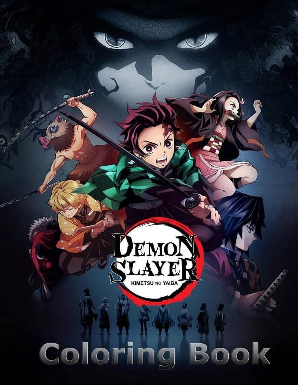 Demon Slayer Coloring Book: Kimetsu No Yaiba High Quality Coloring Book ...