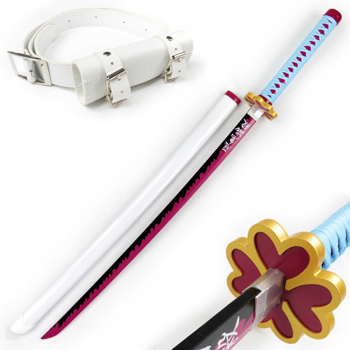 Demon Slayer Cosplay sword Mitsuri Katana Japanese Samurai Sword Total ...