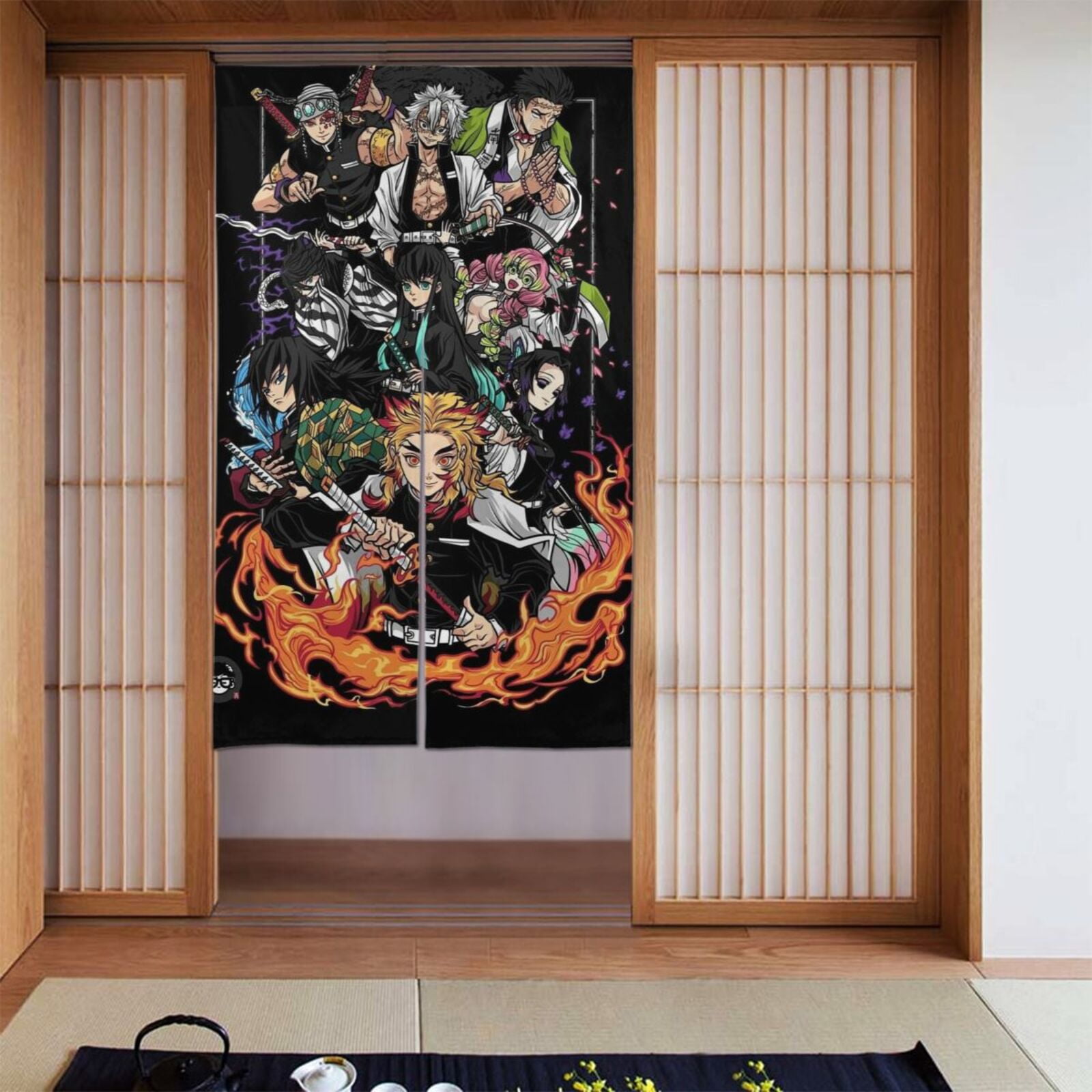 Demon Slayer Custom Funny Photo Doorway Curtain, Customized ...