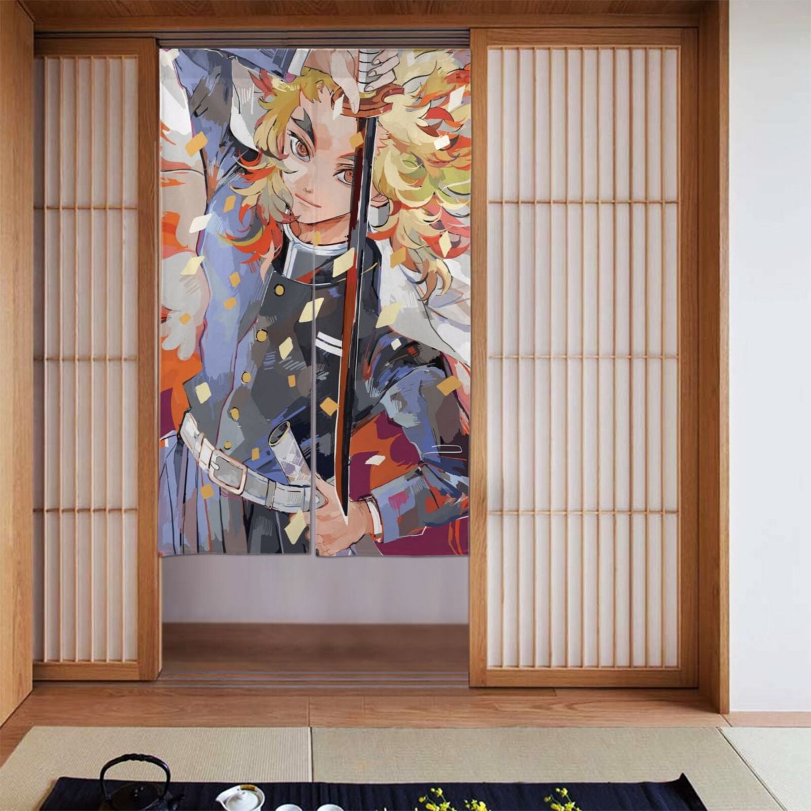 Demon Slayer Custom Funny Photo Doorway Curtain, Customized ...