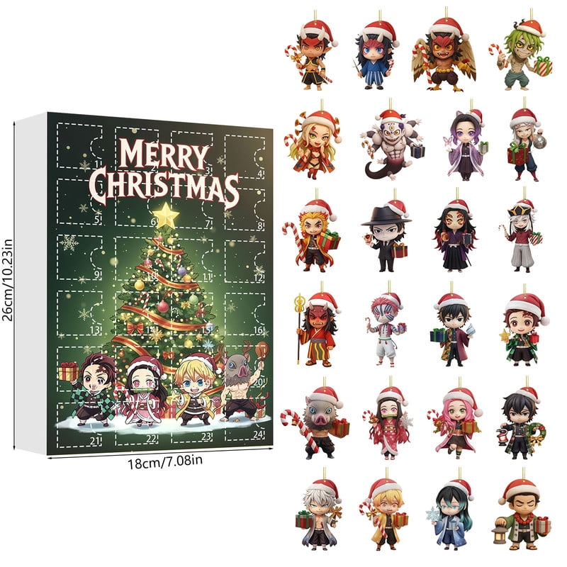 Demon Slayer Cute Baby Advent Calendar 2025 2026 Christmas Halloween ...