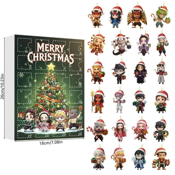 Demon Slayer Cute Baby Advent Calendar 2025 2026 Christmas Halloween ...