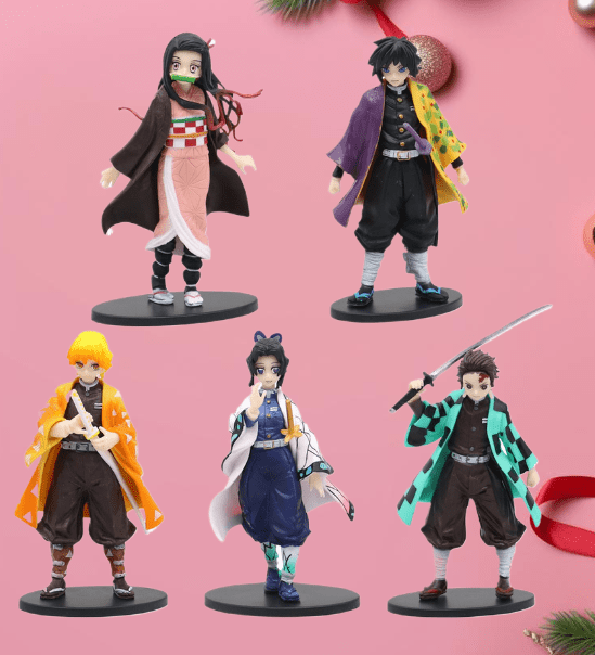 Demon Slayer Deluxe 5-Character Set - Capture Iconic Moments - Walmart.com