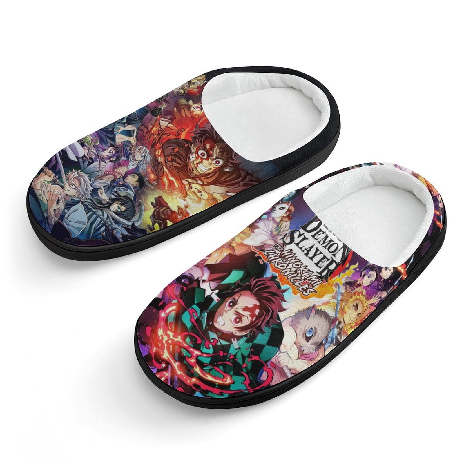 Demon Slayer Demon Slayer Kids Cotton Slippers Slip-on Indoor Memory ...