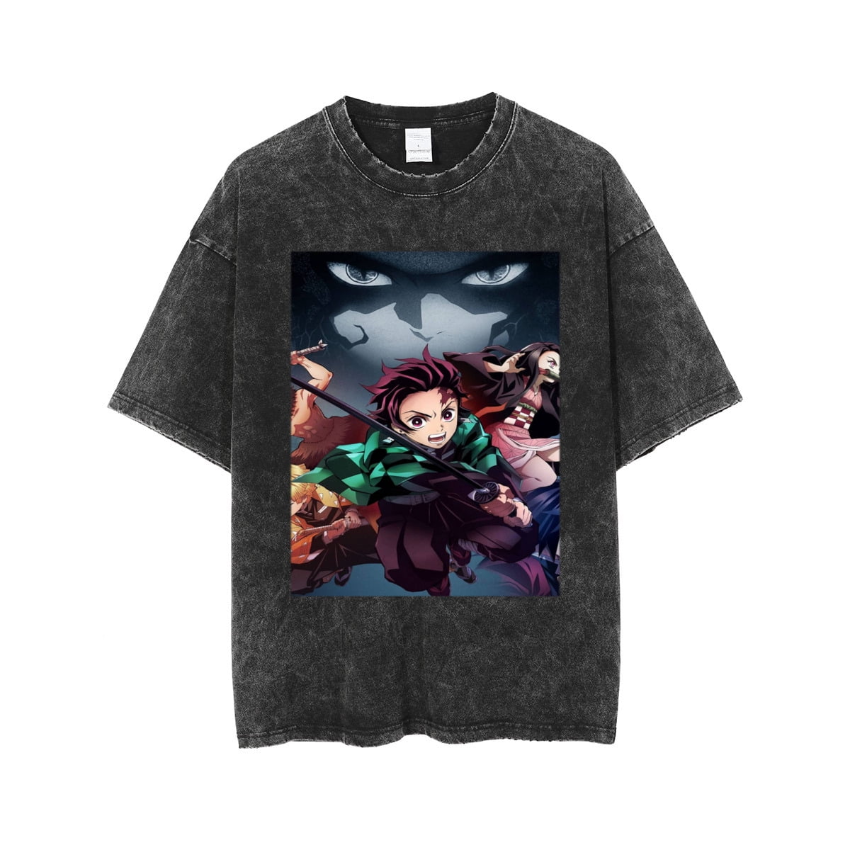 Demon Slayer Denim Short Sleeve T-Shirt - Boys and Girls Short Sleeve ...