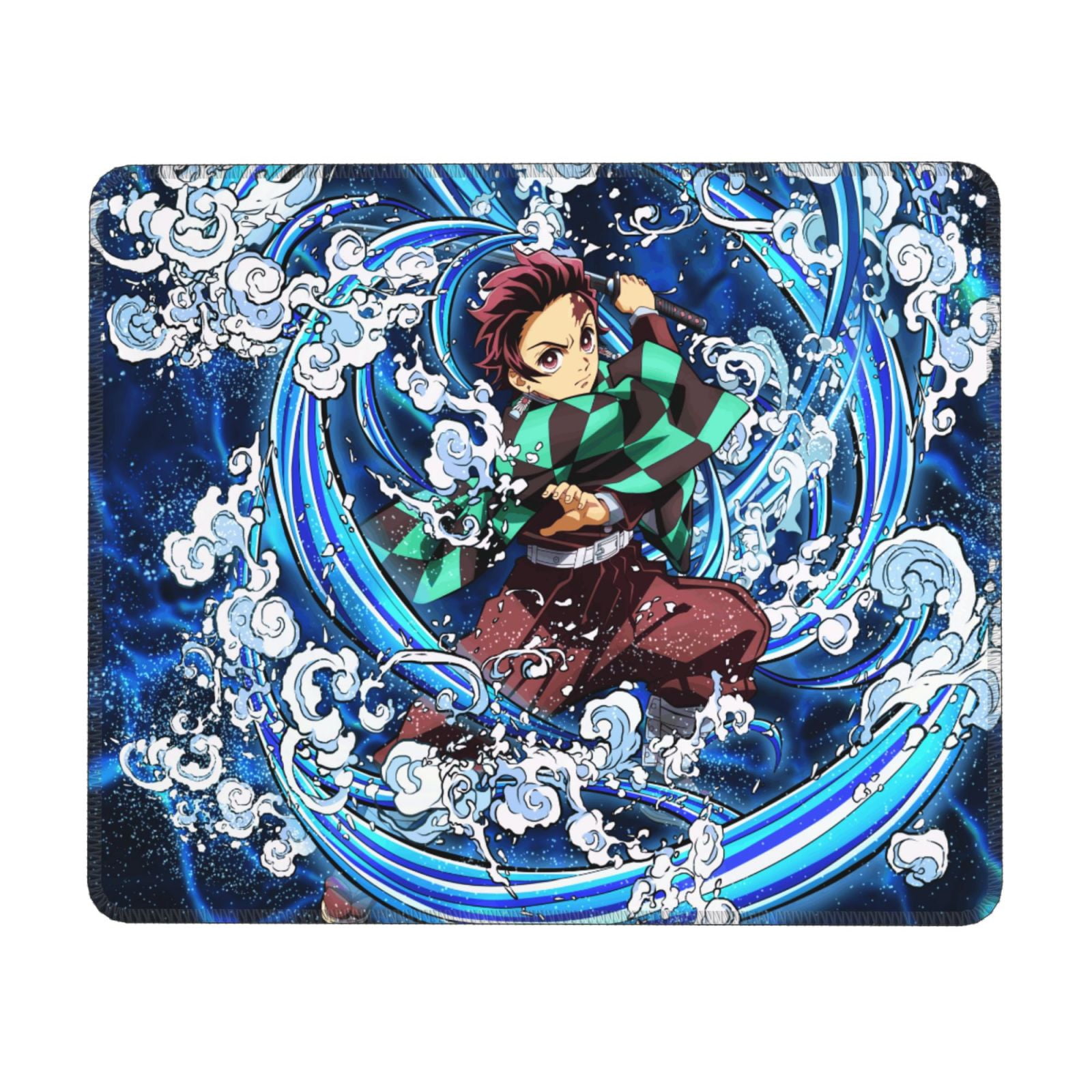 Demon Slayer Desk Mat, Gaming Mouse Pad Mat with Non-Slip Base Stitched ...