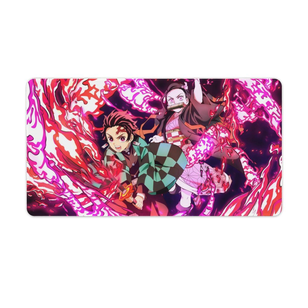 Demon Slayer Desk Mat, Large Mouse Pad Extended Gaming Mouse Pad Mat ...