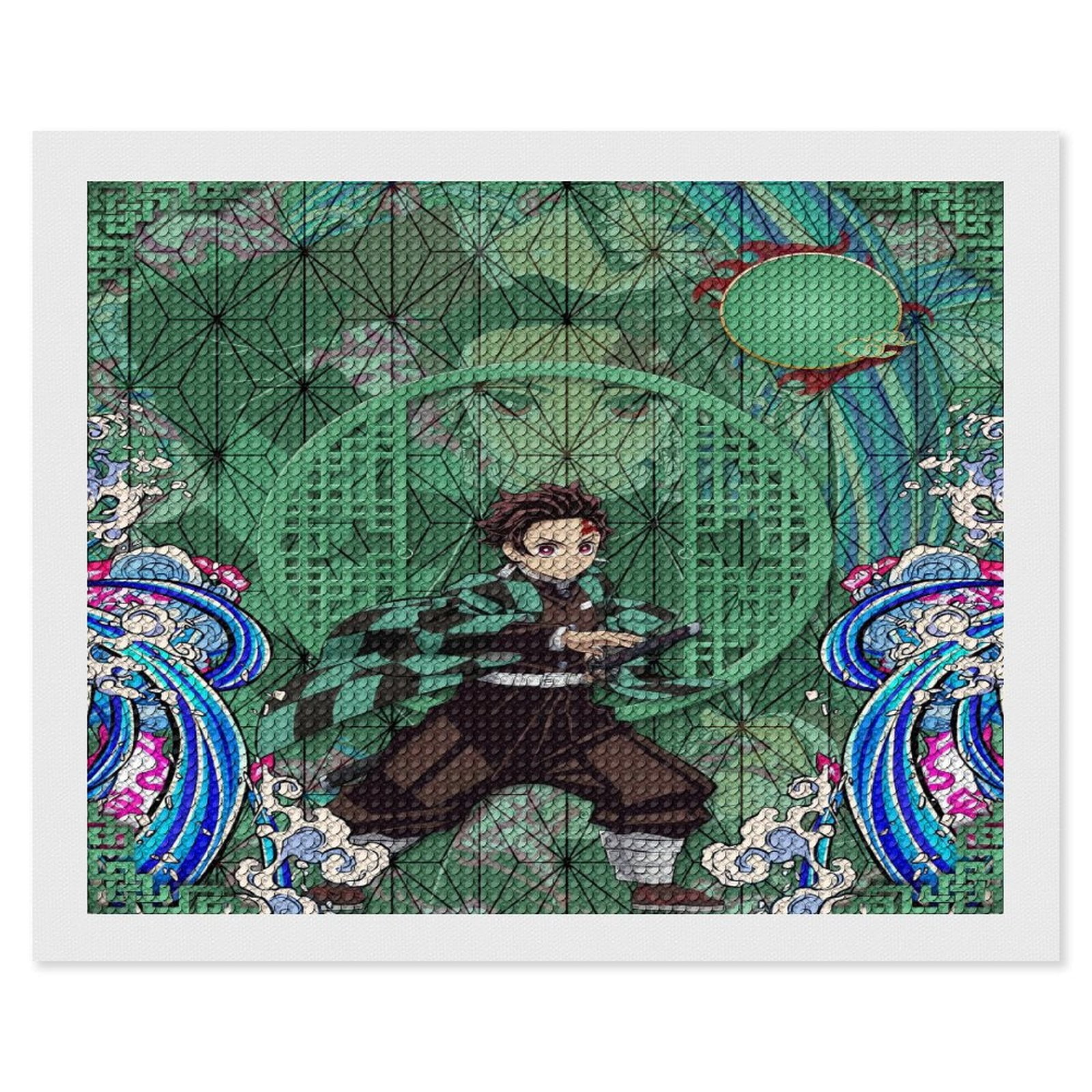 Demon Slayer Diamond Art Kits for Adults 5D Diamond Art Kit Paint by ...