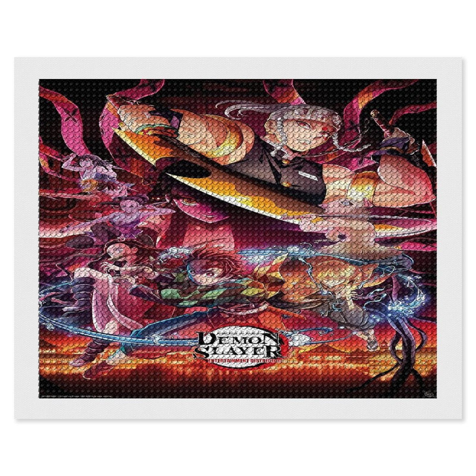 Demon Slayer Diamond Art Kits for Adults 5D Diamond Art Kit Paint by ...