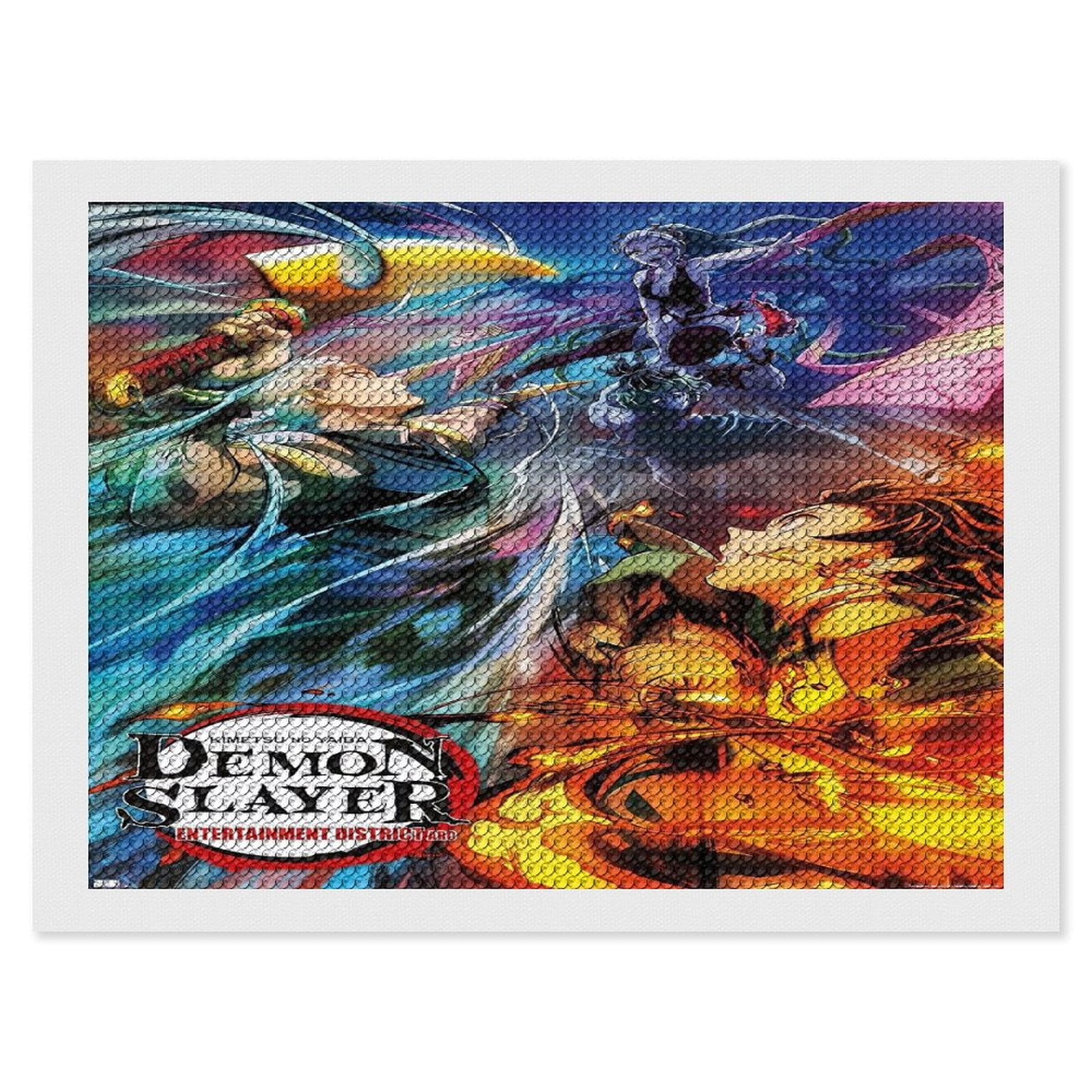 Demon Slayer Diamond Art Kits for Adults 5D Diamond Art Kit Paint by ...