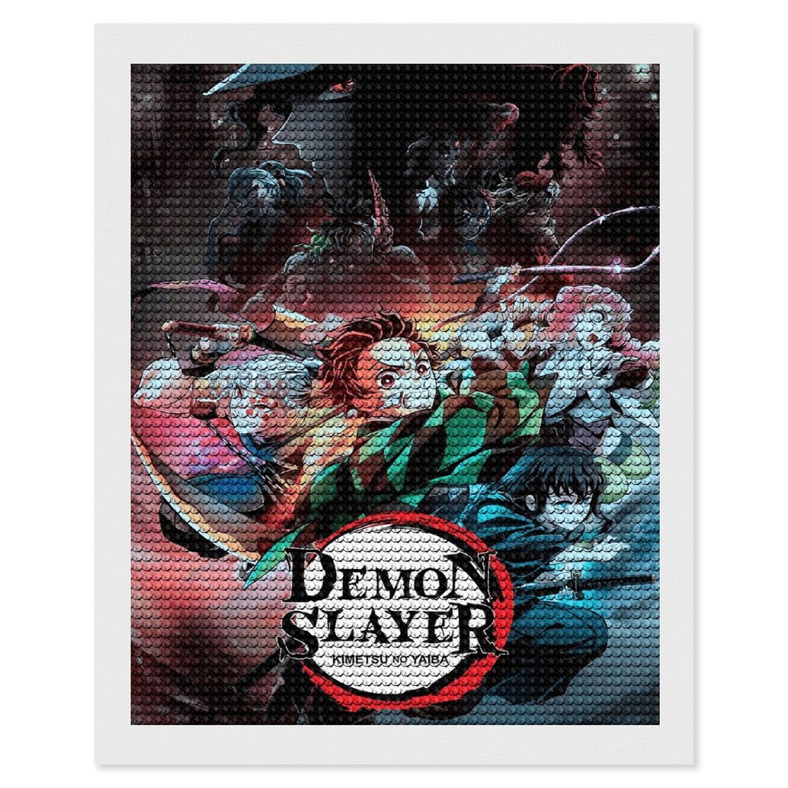Demon Slayer Diamond Art Kits for Adults 5D Diamond Art Kit Paint by ...