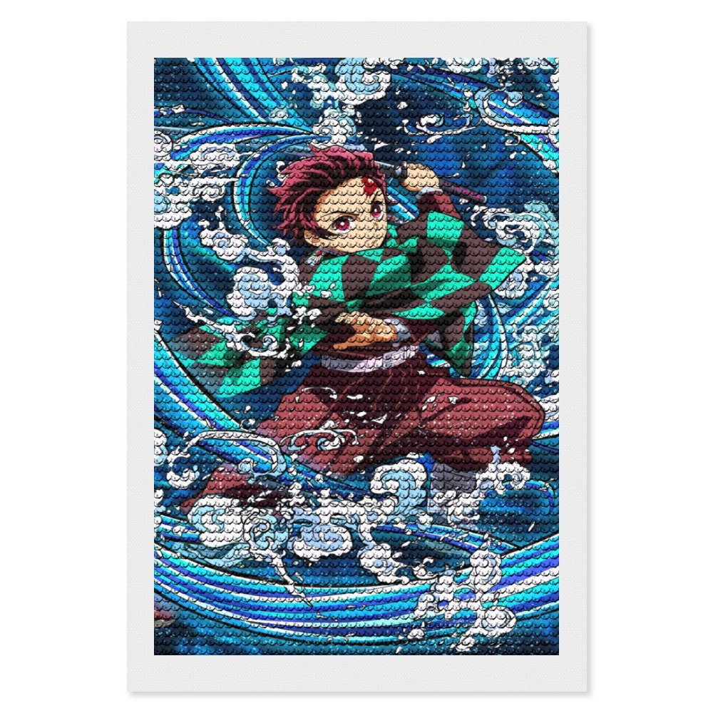 Demon Slayer Diamond Art Kits for Adults - 5D Diamond Art Kits for ...