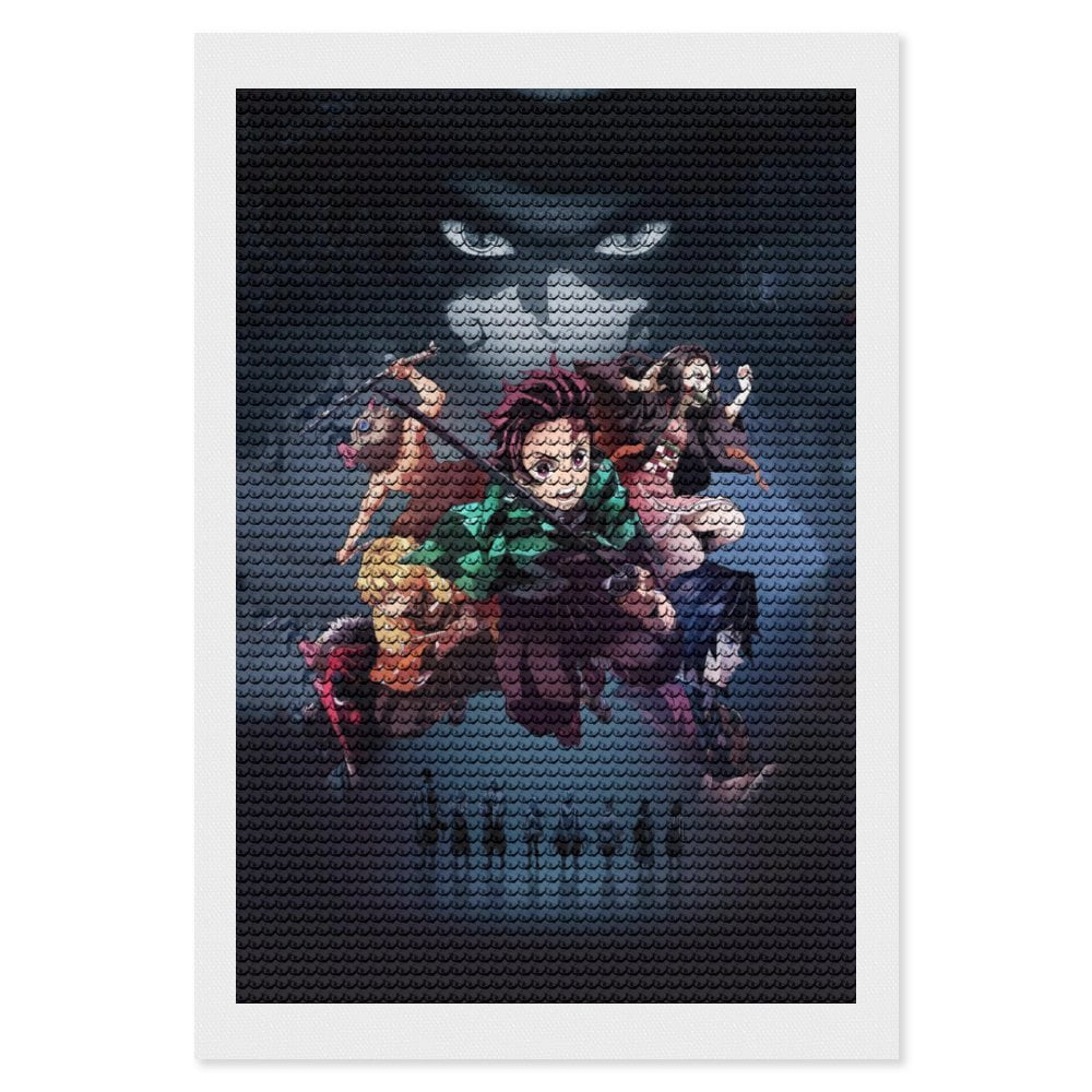 Demon Slayer Diamond Art Kits for Adults - 5D Diamond Art Kits for ...
